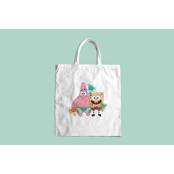 Nickelodeon | Bags | Spongebob And Patrick Bbf Tote Bag | Poshmark